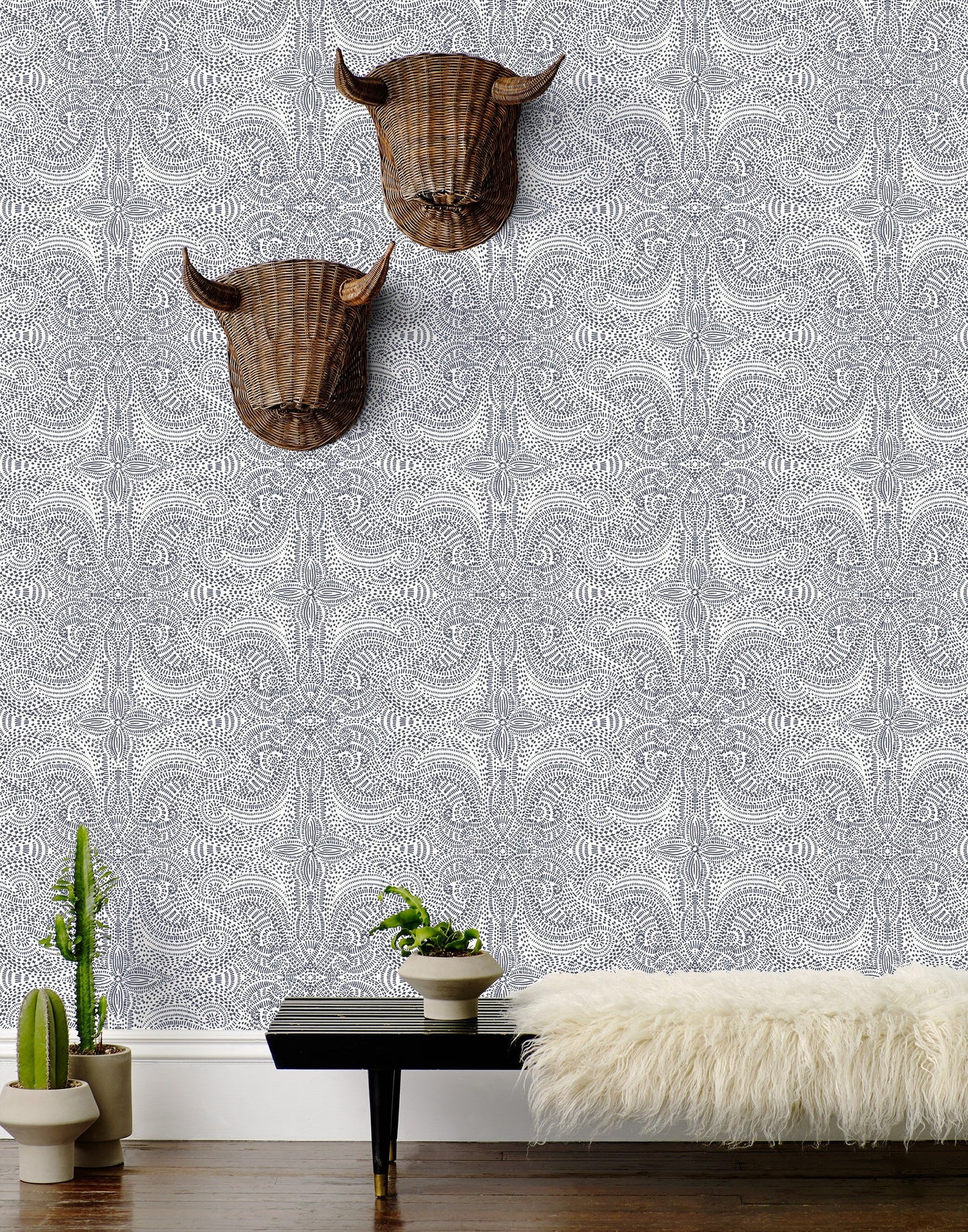 Silver Wallpaper | Hygge & West