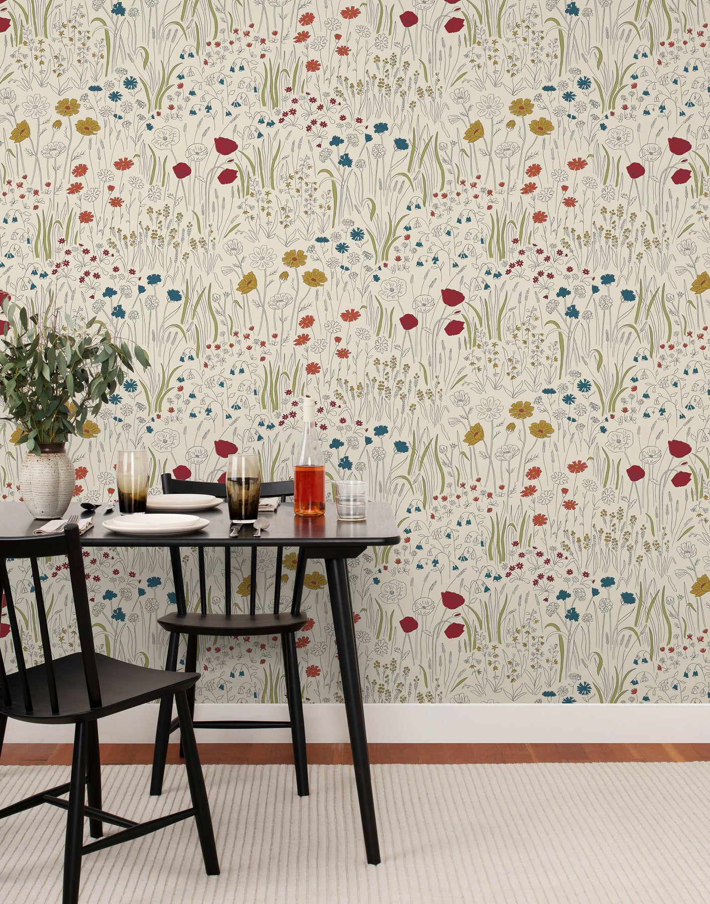 Alpine Garden Multi-Color Wallpaper | Hygge & West