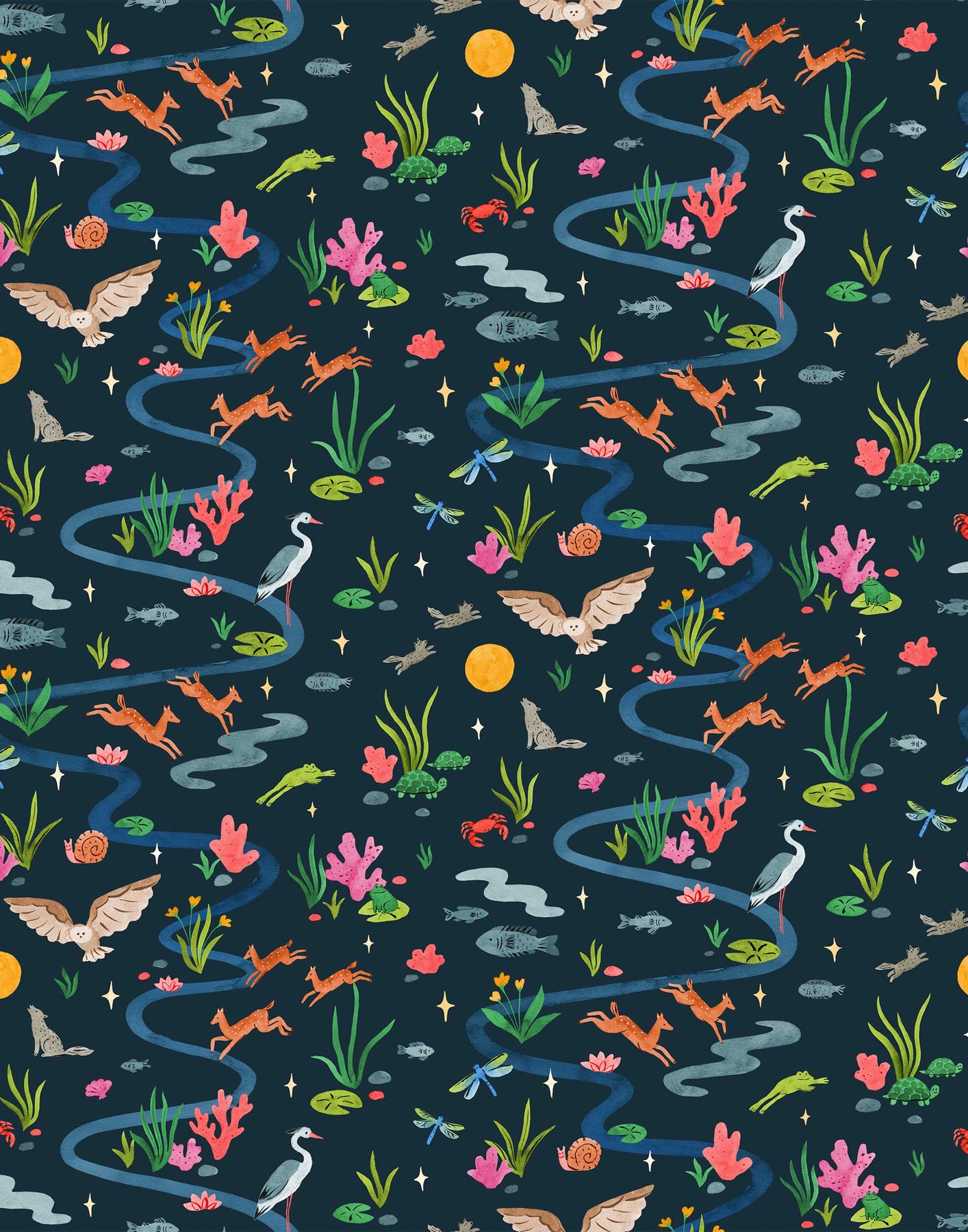 Space Owl Wallpaper | Hygge & West